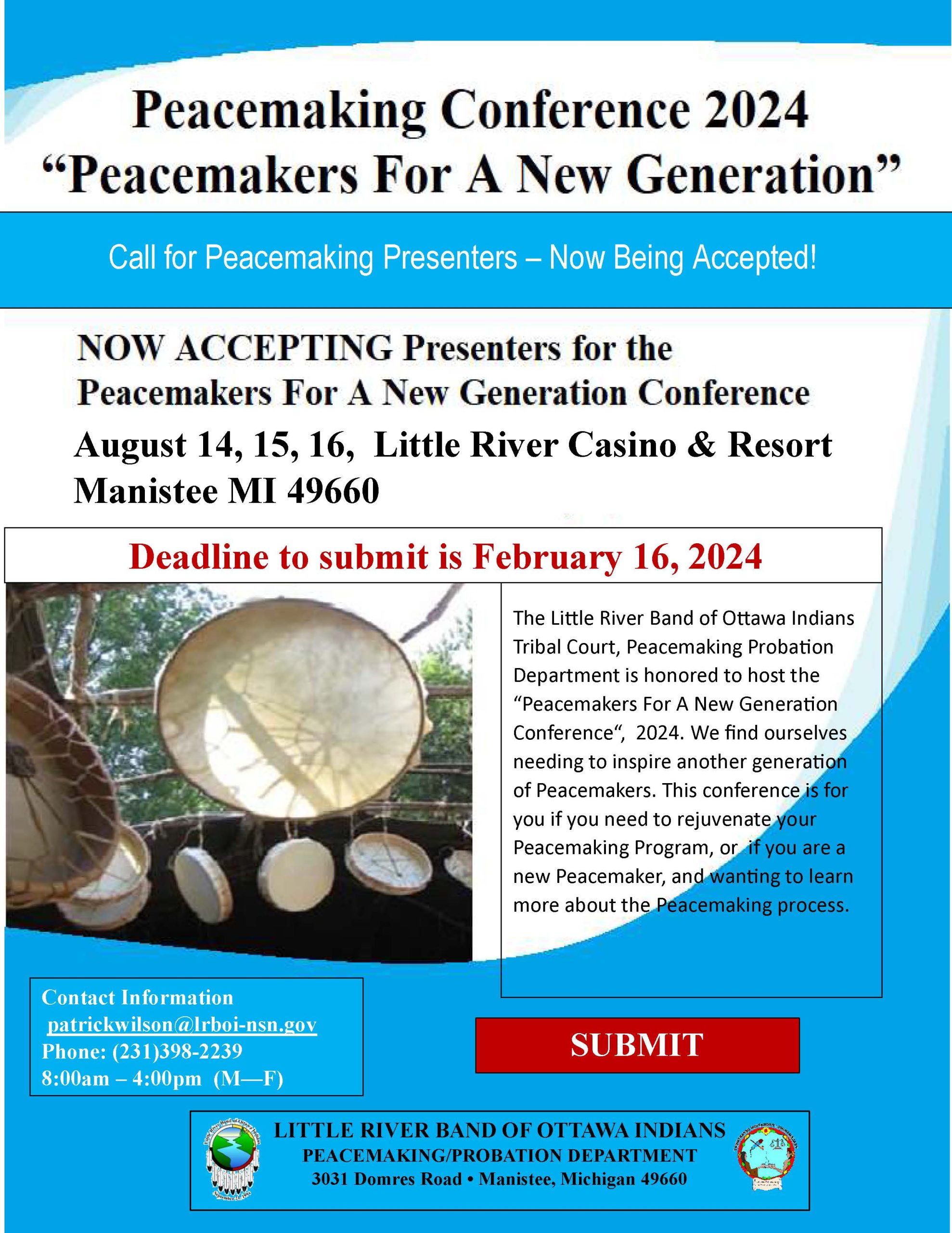 Peacemakers for a New Generation Conference - Indigenous Peacemaking ...